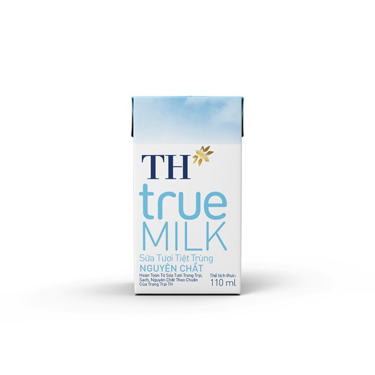 Sữa Tươi Tiệt Trùng Nguyên Chất TH True MILK 110ml | Sữa Đà Lạt